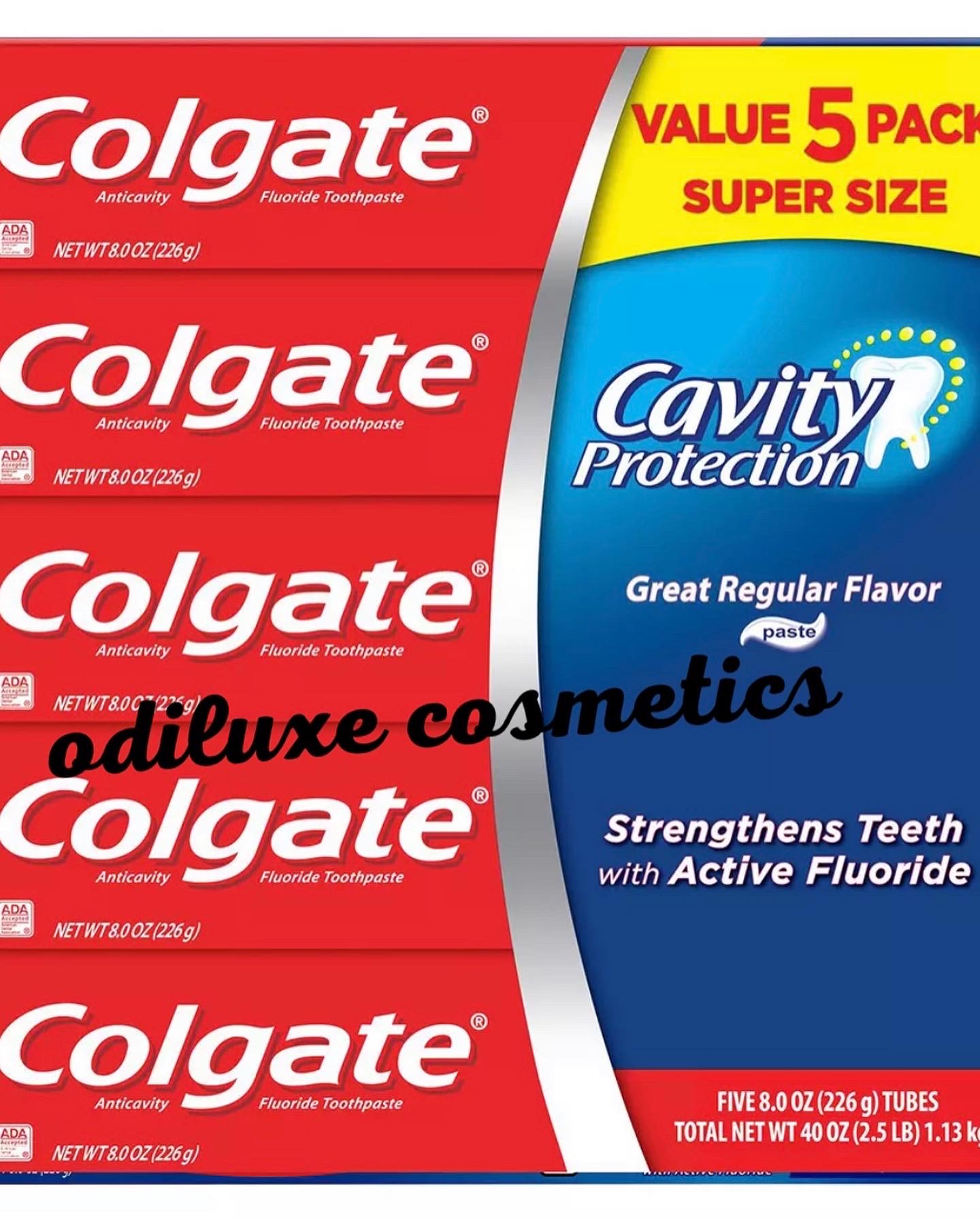 Colgate Cavity Protection Toothpaste with Fluoride, 5 pk./8 oz. (US ...