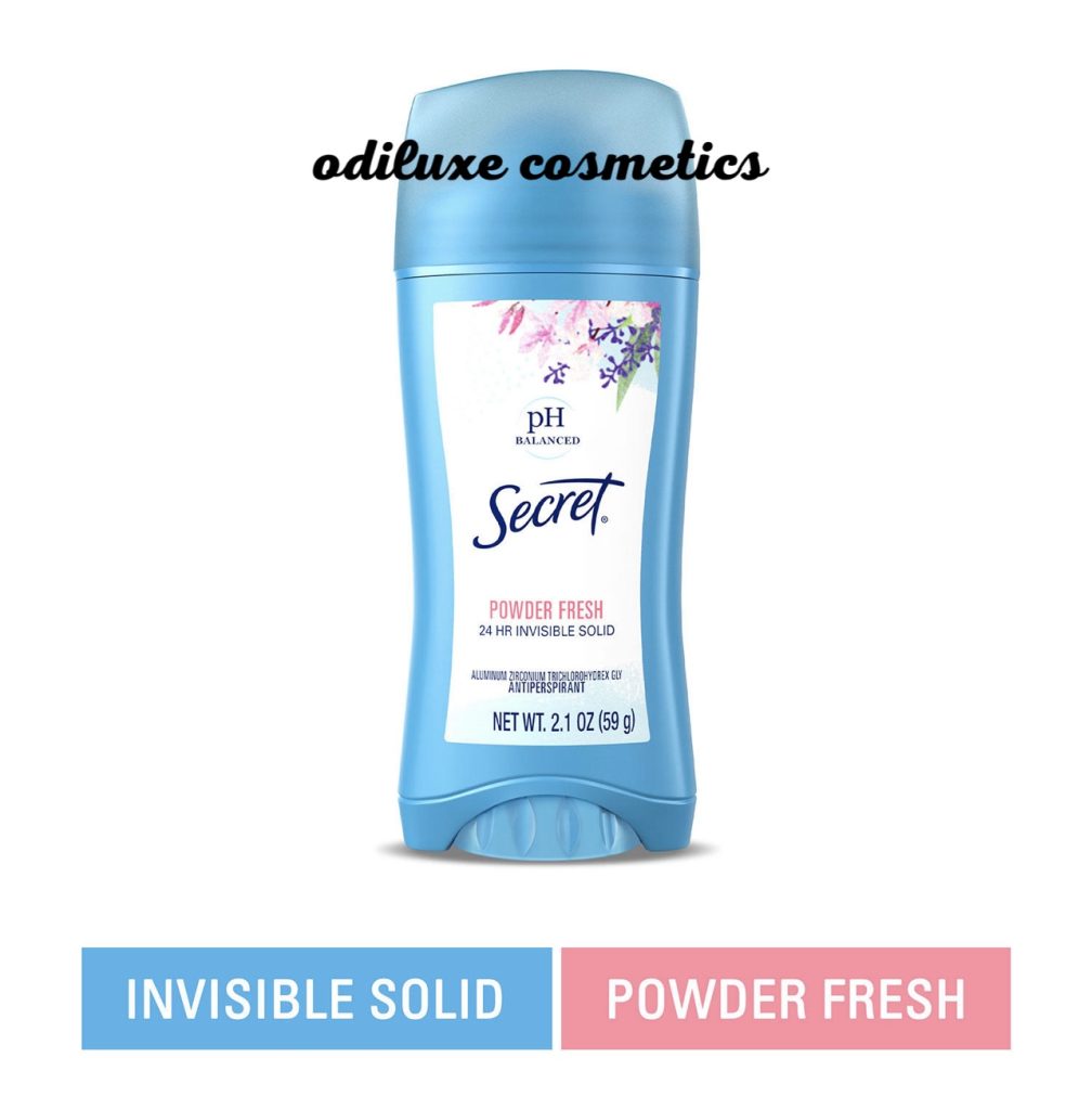 Secret Invisible Solid Antiperspirant and Deodorant, Powder Fresh (US ...